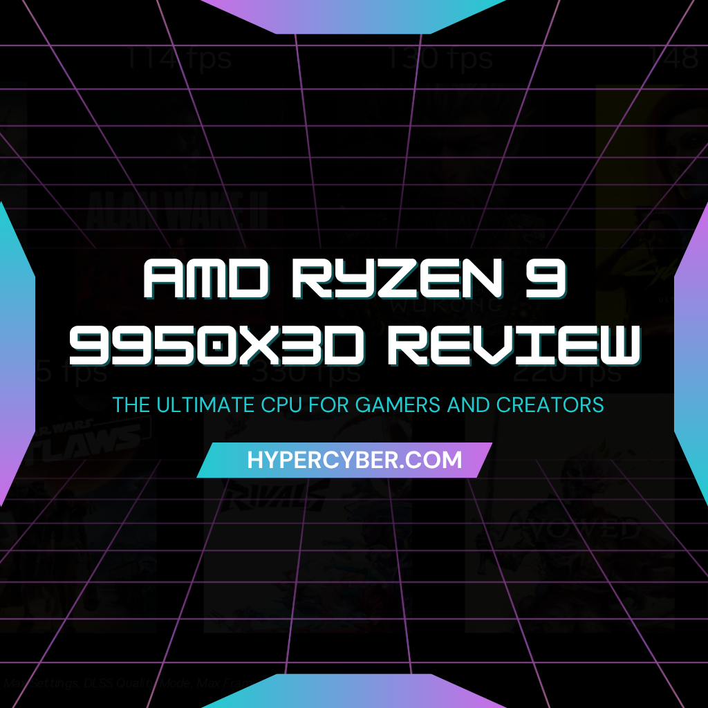 🔥 AMD Ryzen 9 9950X3D Review – The Best Gaming and Productivity CPU of 2025 | HyperCyber