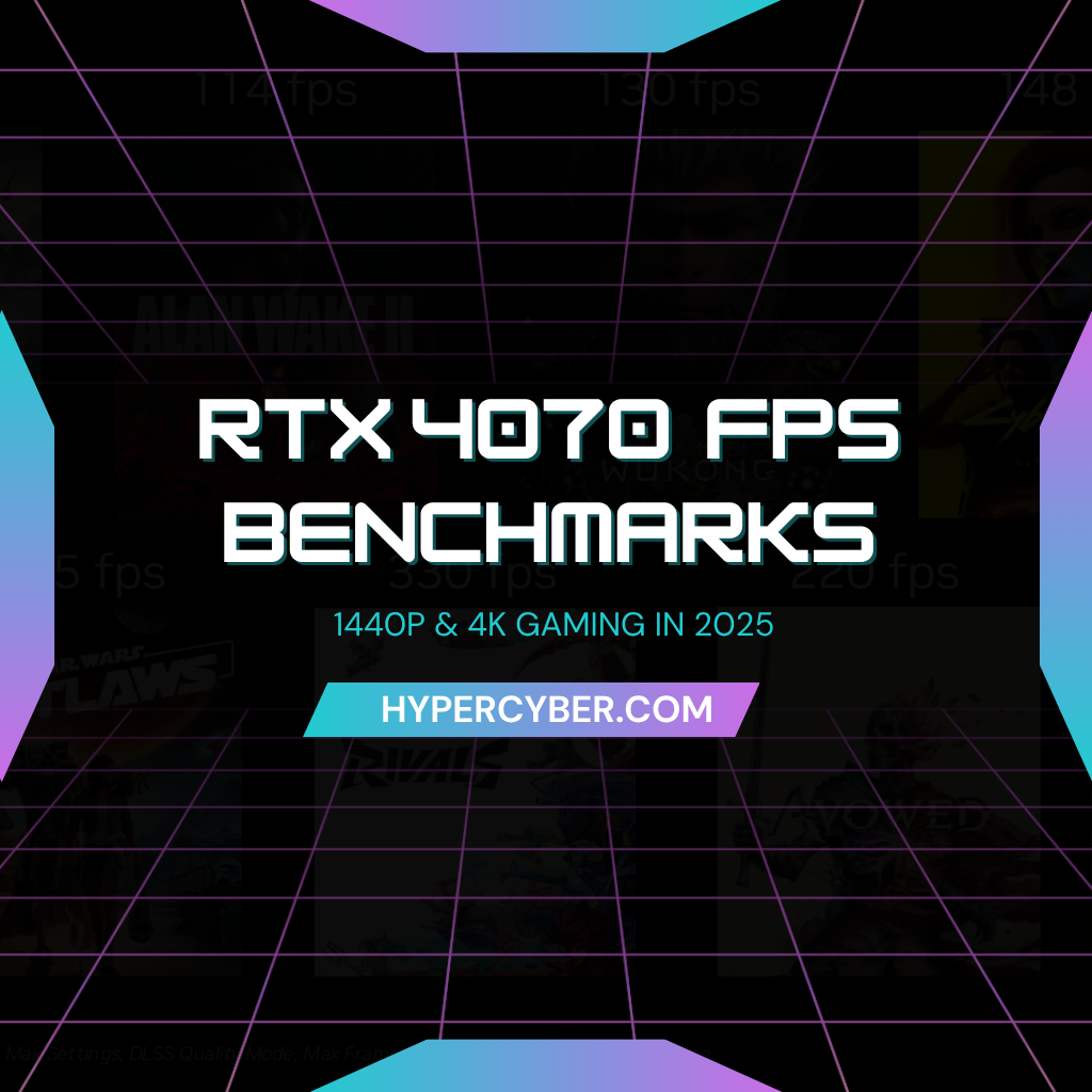 RTX 4070 FPS Benchmarks: 1440p & 4K Gaming in 2025 | HyperCyber