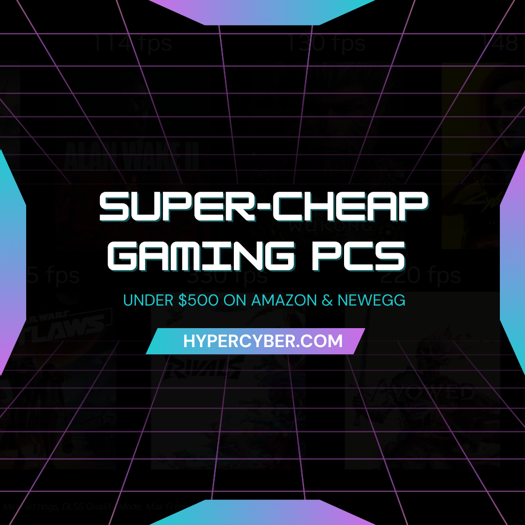Super Cheap Gaming PCs Under $500 on Amazon & Newegg – August 2025 ...