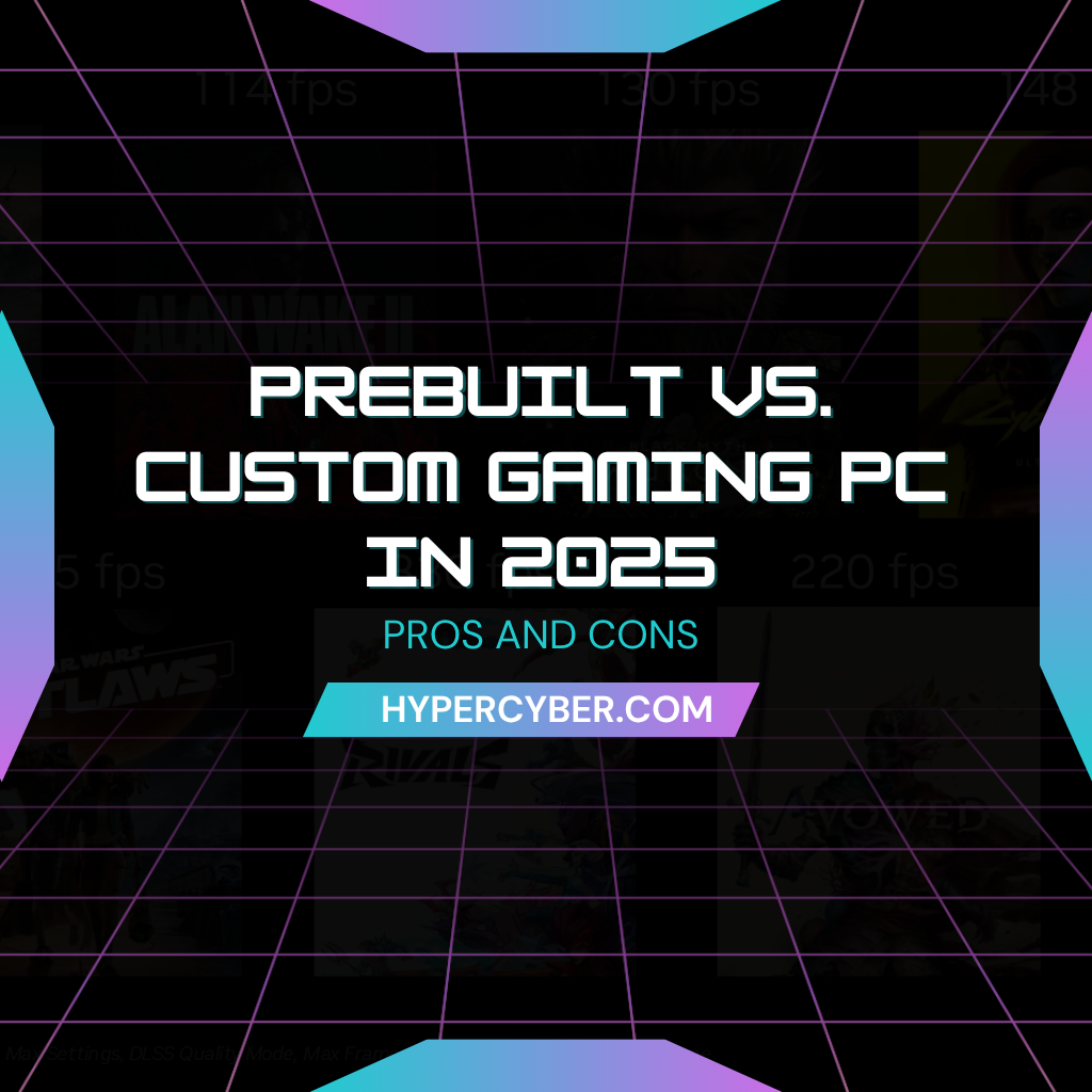 Prebuilt vs. Custom Gaming PC in 2025 – Pros and Cons | HyperCyber