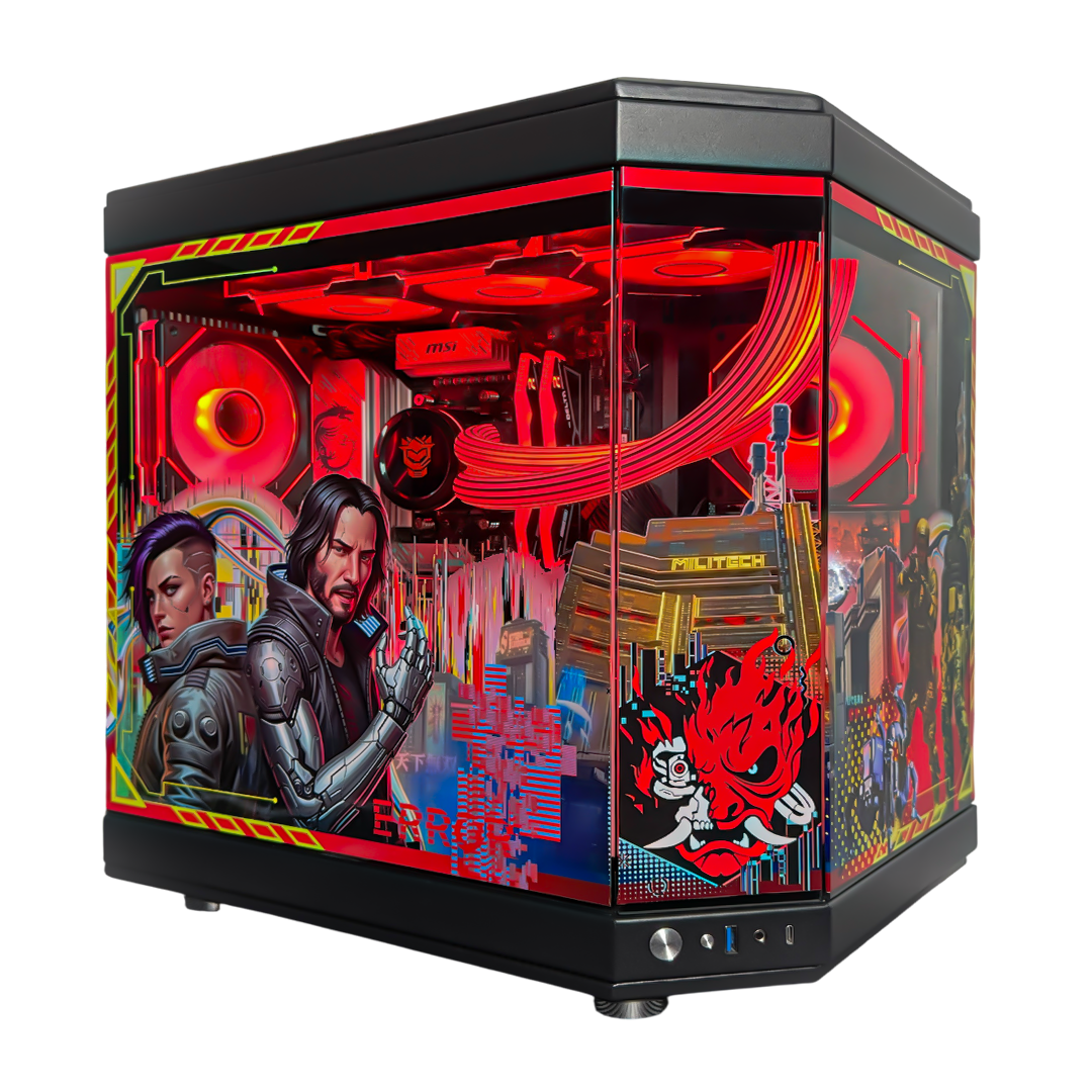 Hyper Cyber Punk-90 – AMD Ryzen 9 9950X3D, NVIDIA GeForce RTX 5090 32GB