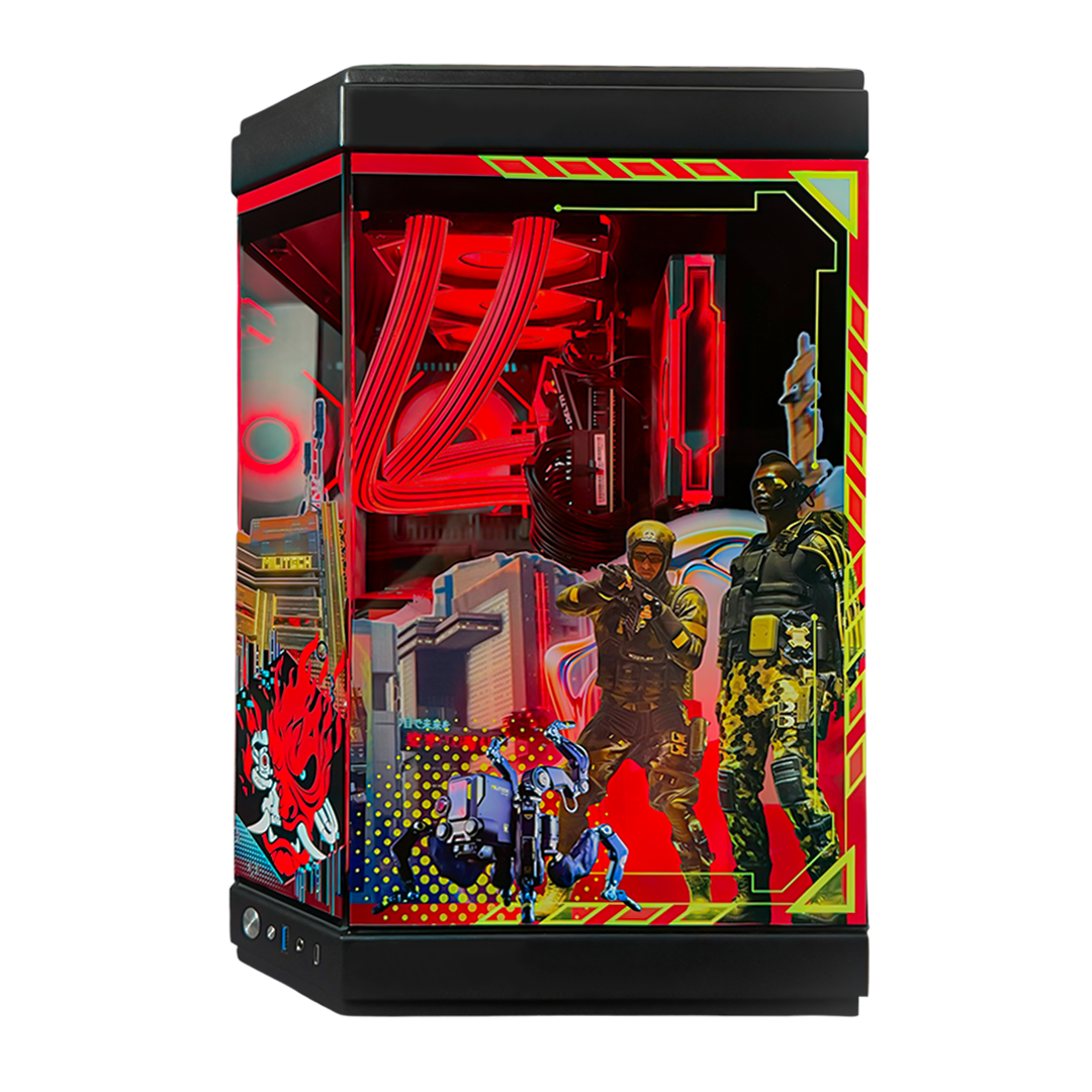 Hyper Cyber Punk 91 – AMD Ryzen 9 9950X3D, NVIDIA GeForce RTX 5090 32GB