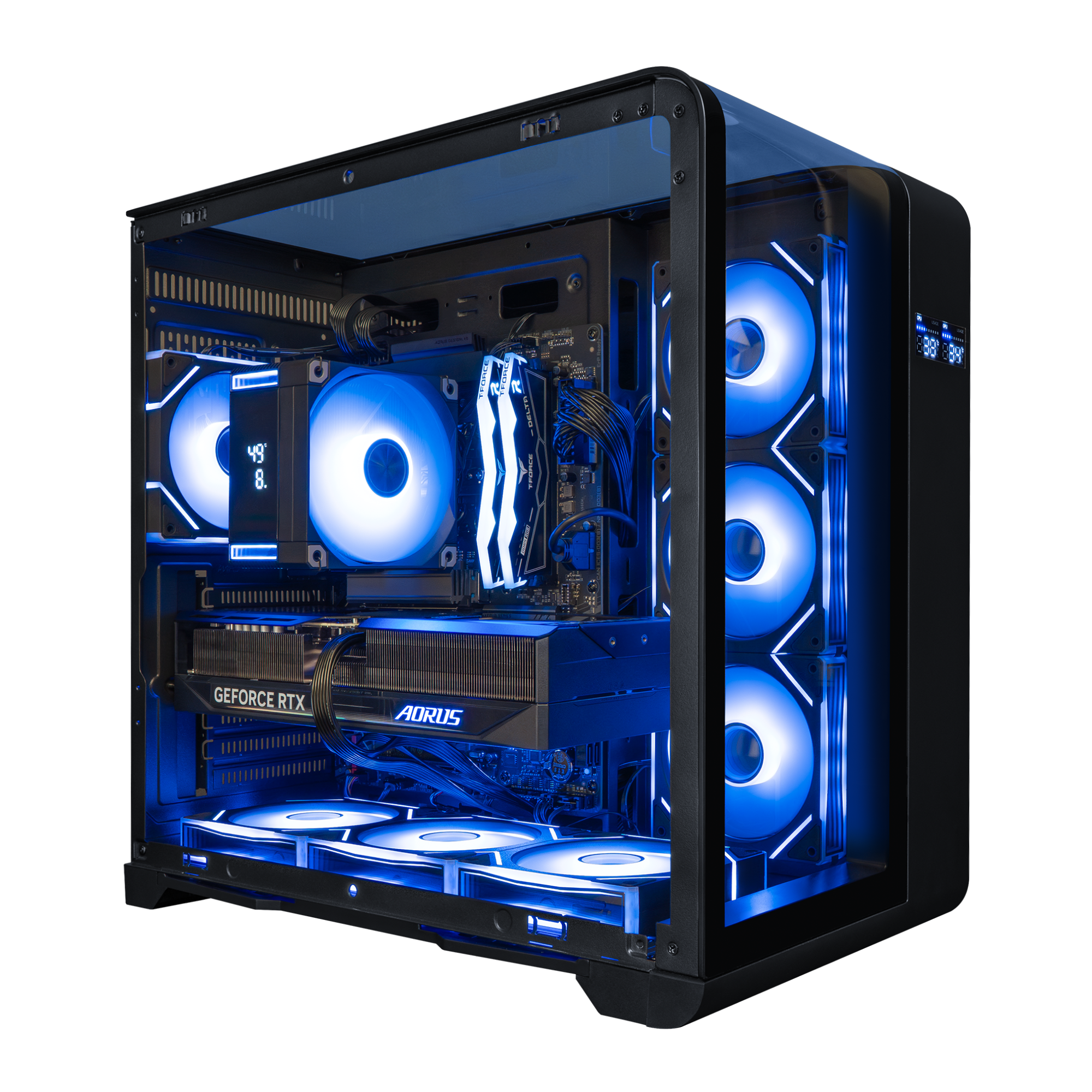 Hyper Cyber PHANTOM Gaming Desktop AMD Ryzen 7 7800X3D, NVIDIA GeForce ...