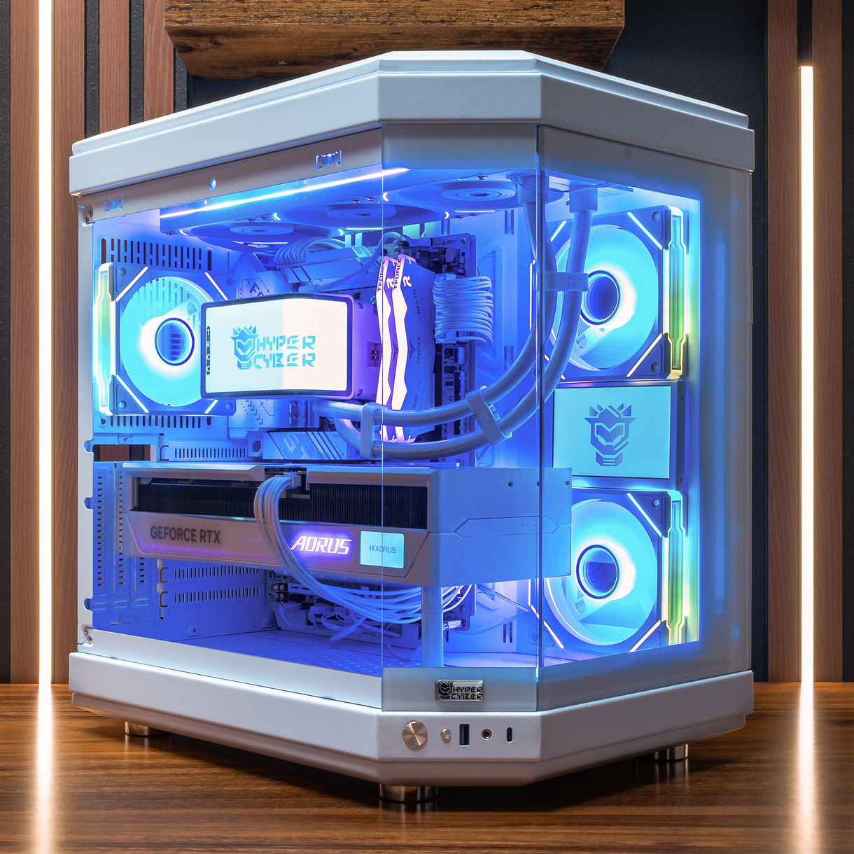Hyper Cyber Ultra White | Intel Core Ultra 9 285k | NVIDIA GeForce RTX